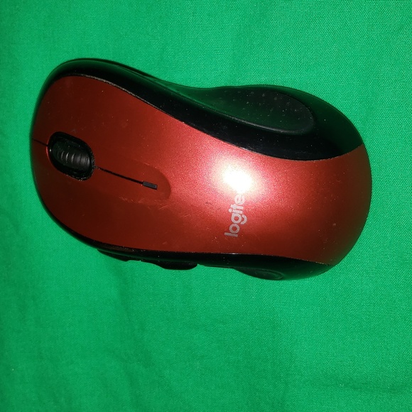 Logitech | Computers, Laptops & Parts | Logitech Wireless Mouse M5 Red ...
